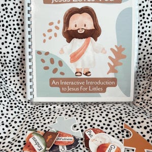 Intro. to Jesus for Toddlers/kids Activity Book - Etsy