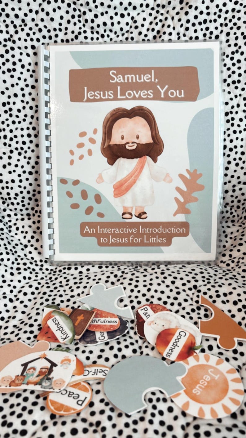 Intro. to Jesus for Toddlers/kids Activity Book - Etsy