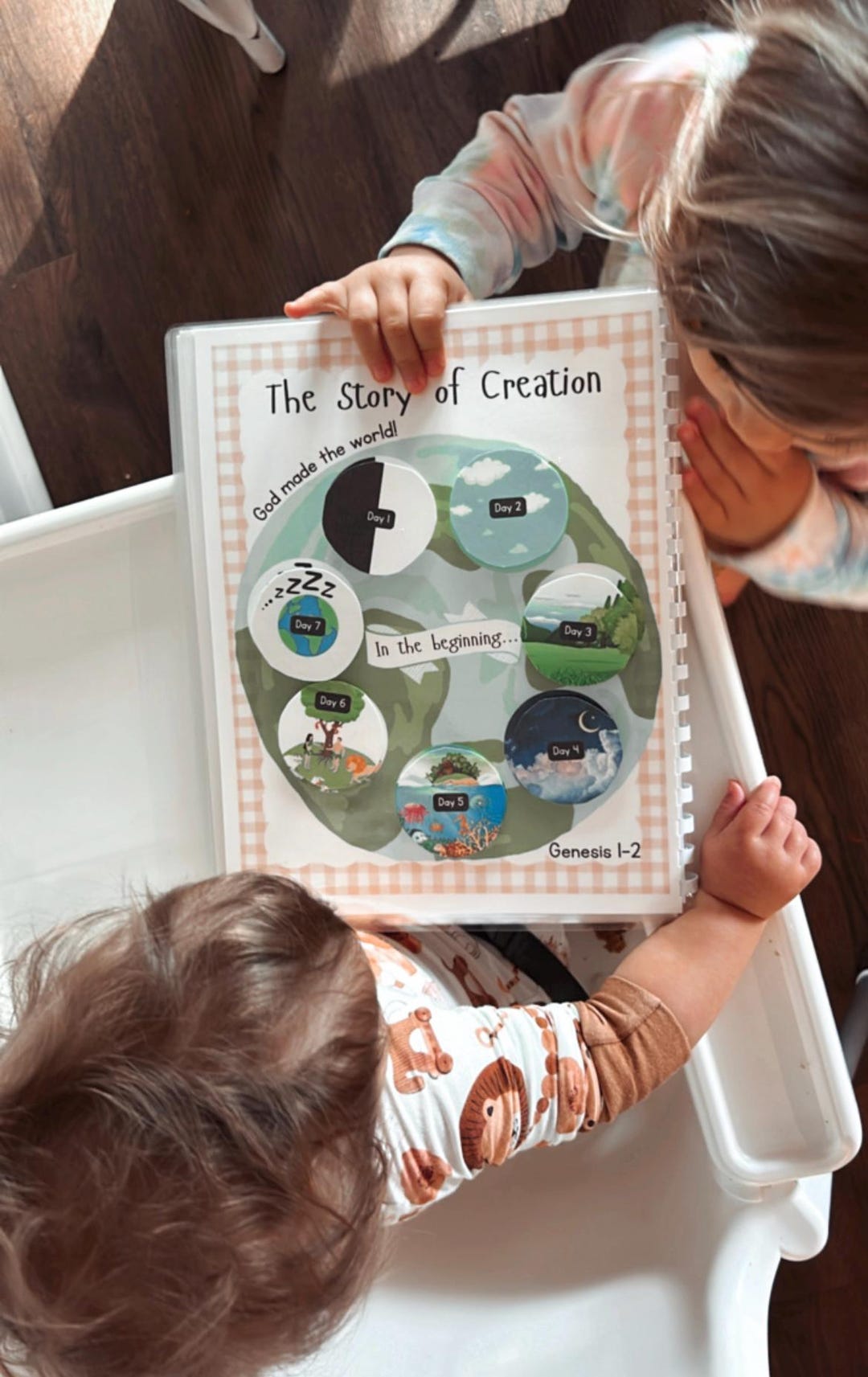 Interactive Bible Story Activity Book, Montessori Learning - Etsy
