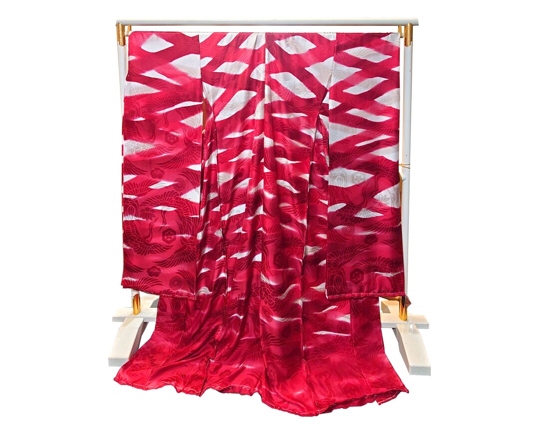 Untailored Premium* FURISODE KIMONO by Chiri-men From Kyoto - Etsy