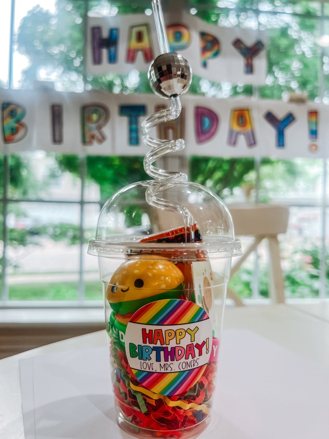 Personalized Birthday Goody Bag Set, Custom Party Favors, Squishy ...