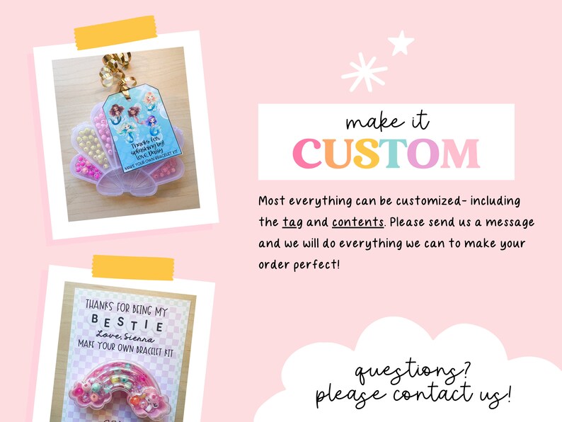 Personalized Birthday Goody Bag Set, Custom Party Favors, Squishy ...