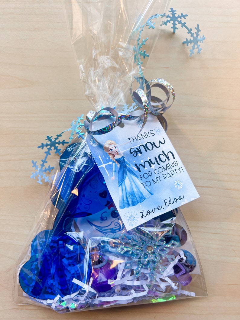 Frozen Elsa Olaf Goody Bag With Sunglasses, Stick-on Earrings, Stickers ...