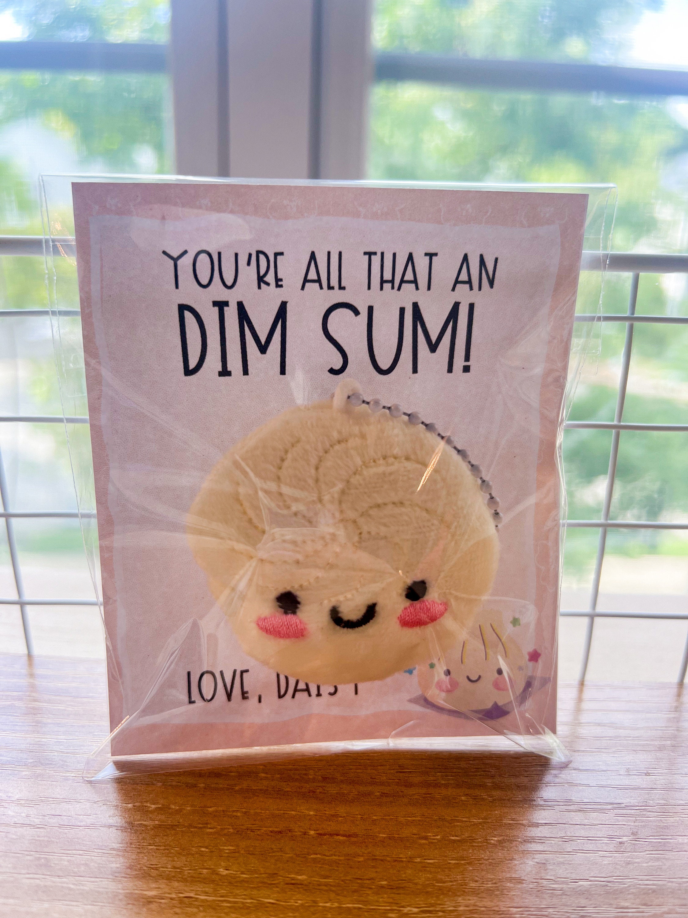 Dim Sum Dumpling Keychain Favor, Chinese Party Favor, Foodie Gift, Cute ...