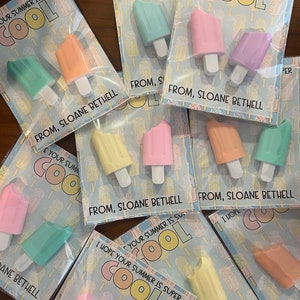 Popsicle Highlighters Set, Camp Favor, Back to School Class Gift, End ...