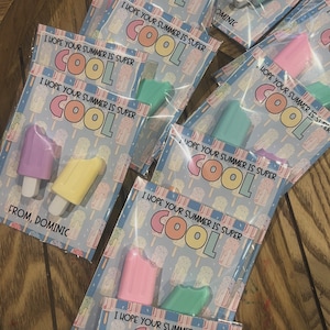 Popsicle Highlighters Set, Camp Favor, Back to School Class Gift, End ...