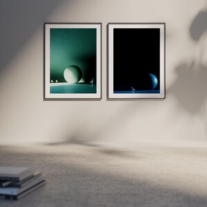 Concave Space Pack 4 Illustration, Digital Art Printable Design Poster ...