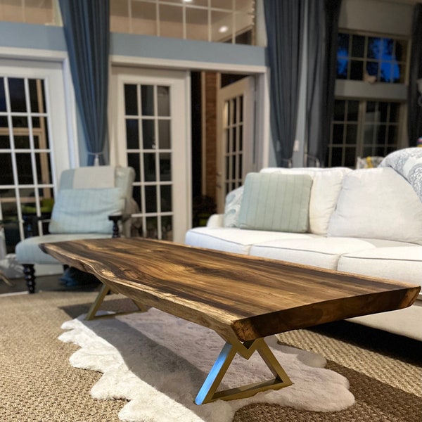 Live Edge Coffee Table - Etsy