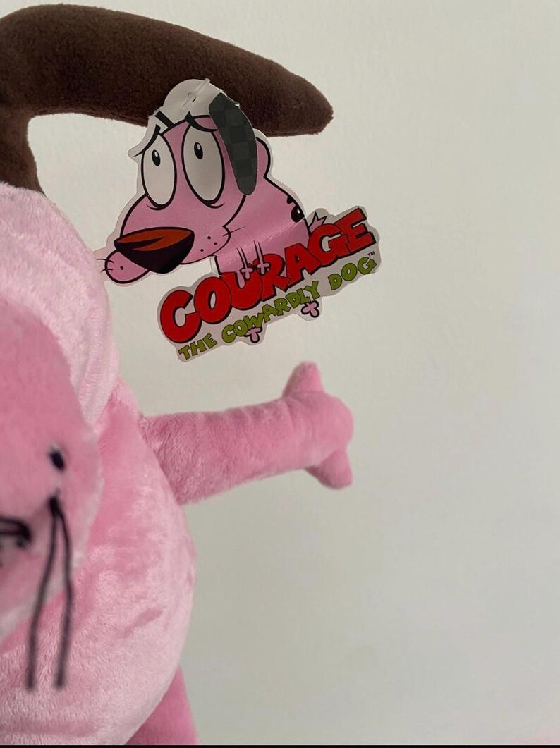 Plush Courage the New and Authentic Feisty Dog 28cm - Etsy