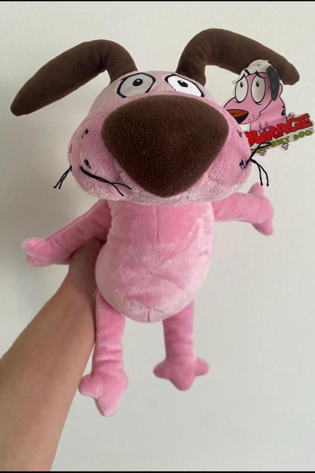 Plush Courage the New and Authentic Feisty Dog 28cm - Etsy