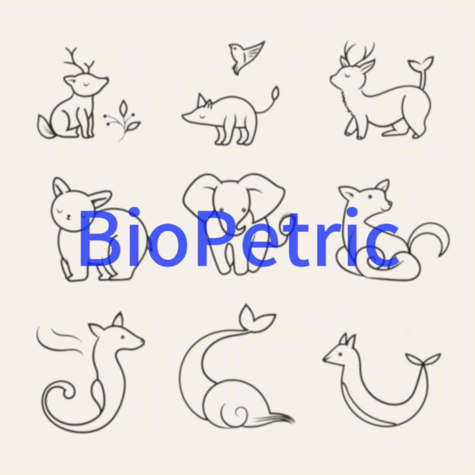 Minimalist Animal Line Art Graphics Pack | SVG + PNG + JPEG | Simple ...