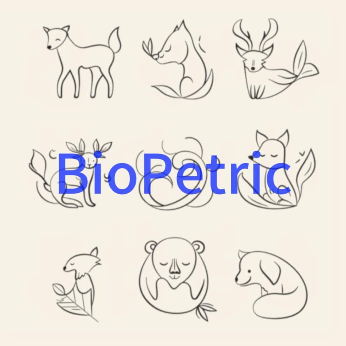 Minimalist Animal Line Art Graphics Pack | SVG + PNG + JPEG | Simple ...