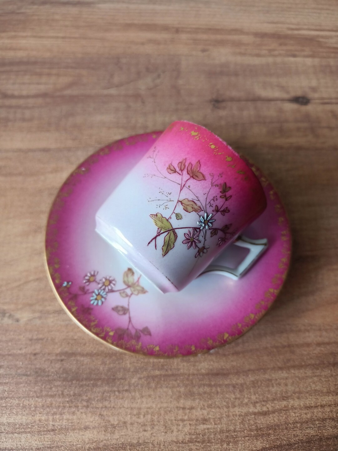 Father's Day is Special. Antique French Coffee Cup and Saucer With ...