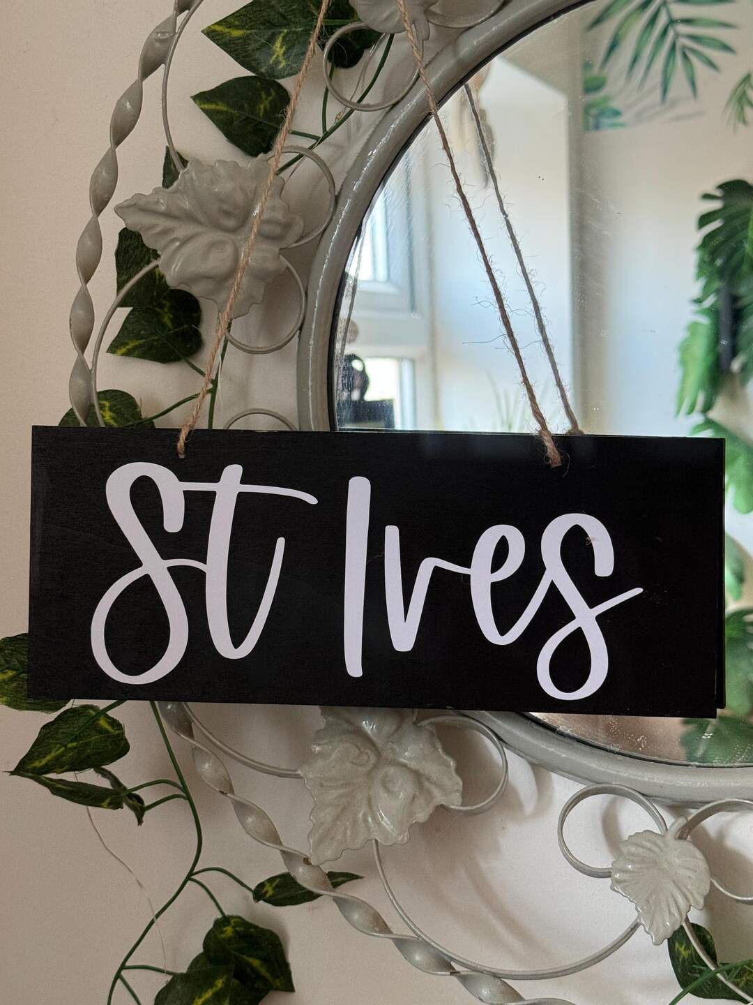 St Ives Wooden Sign. Cornwall Beach Sign. Wooden Hanging Sign. - Etsy
