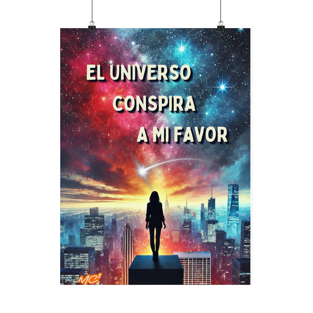 The Universe Conspires in My Favor Poster - Etsy