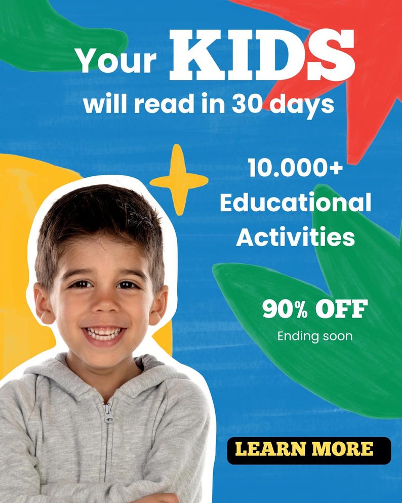 Kids' Learning Bundle: 10,000+ Educational Resources - Etsy