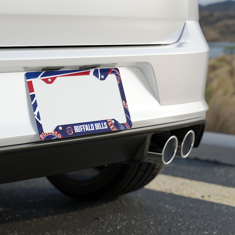 Buffalo Bills NFL License Plate Frame, Team Sports Car Decor - Etsy