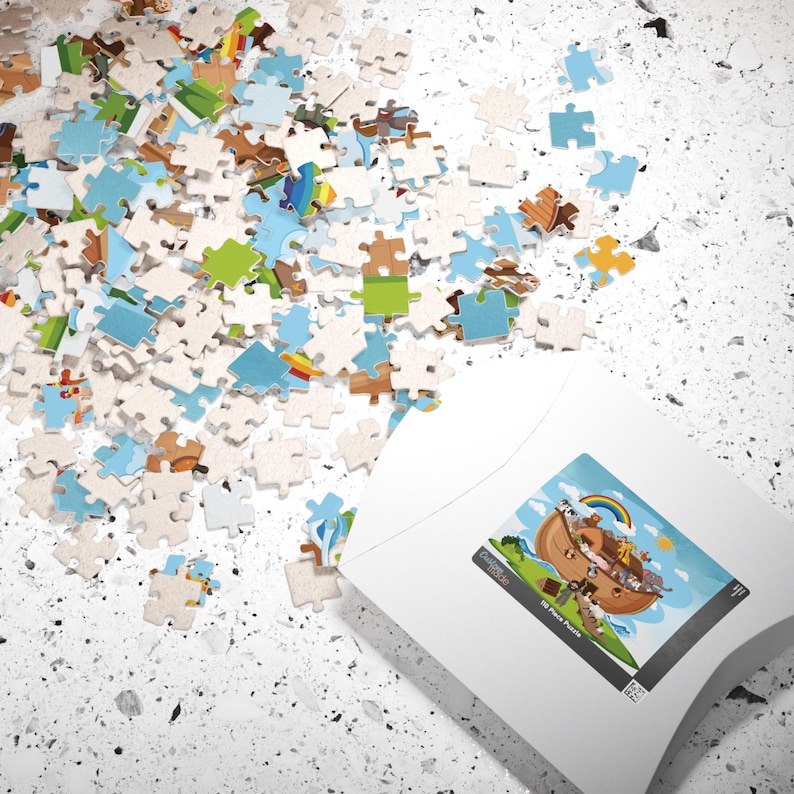 Noah S Ark Puzzle for Kids | Bible Story Animal Jigsaw | Fun ...