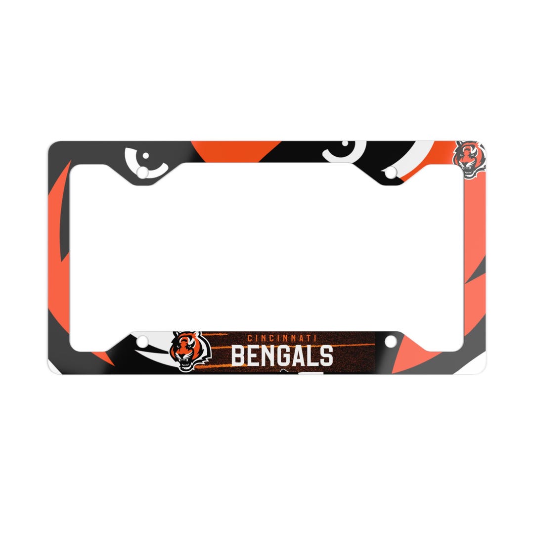 Cincinnati Bengals NFL, Metal License Plate Frame - Football Team ...