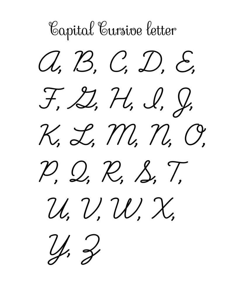 Cursive Handwriting Workbook for Kids - Etsy