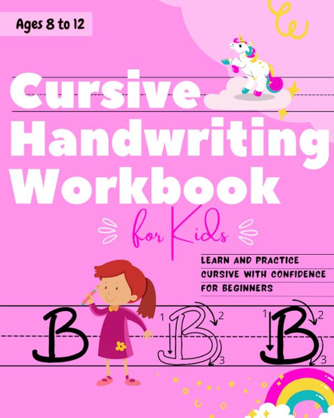 Cursive Handwriting Workbook for Kids - Etsy