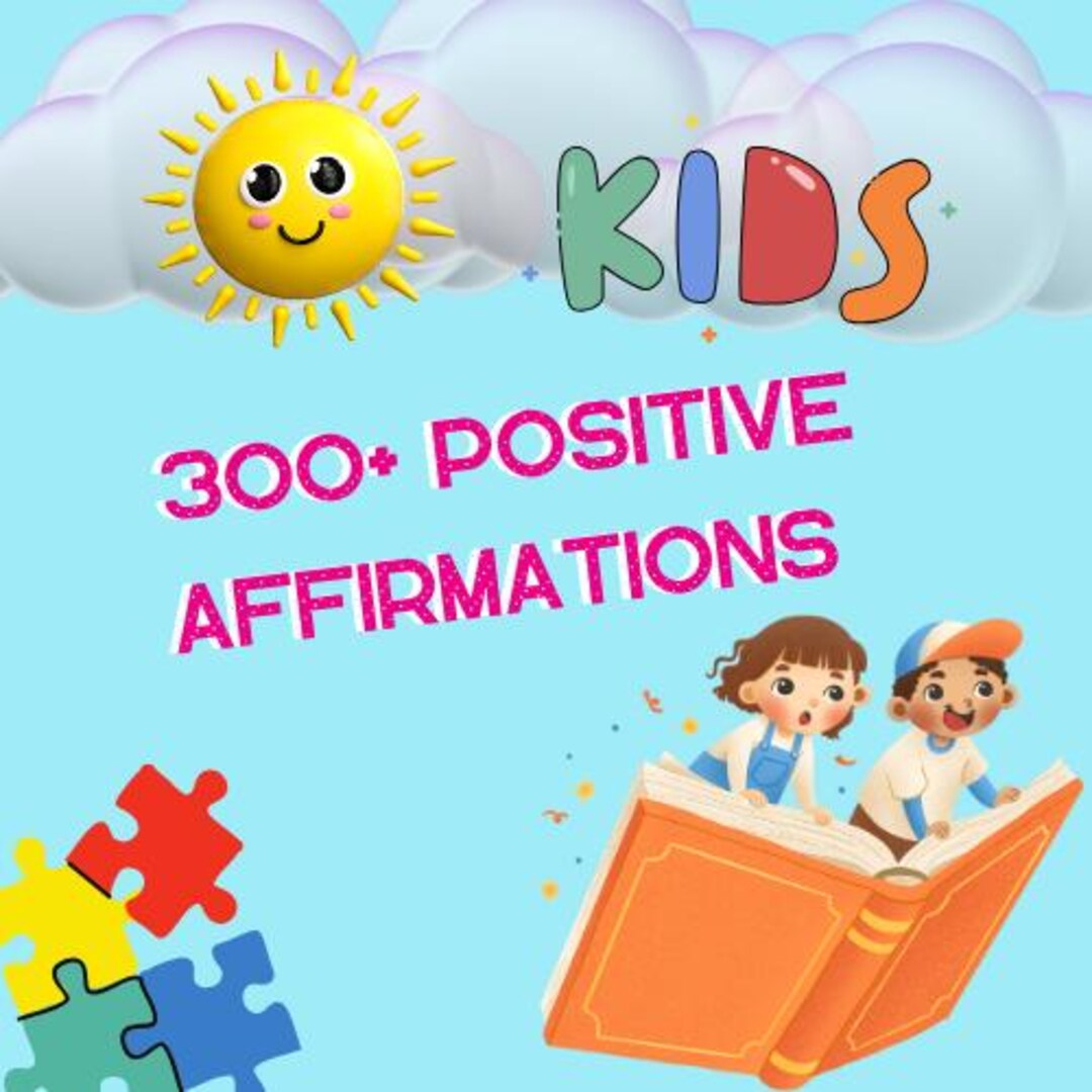 300+ Positive Affirmation Cards for Kids (digital Download) - Etsy