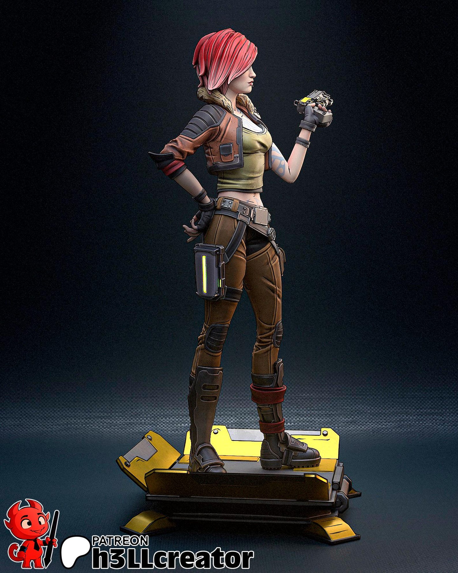 Lilith From Borderlands Model by H3ll Creator - Etsy