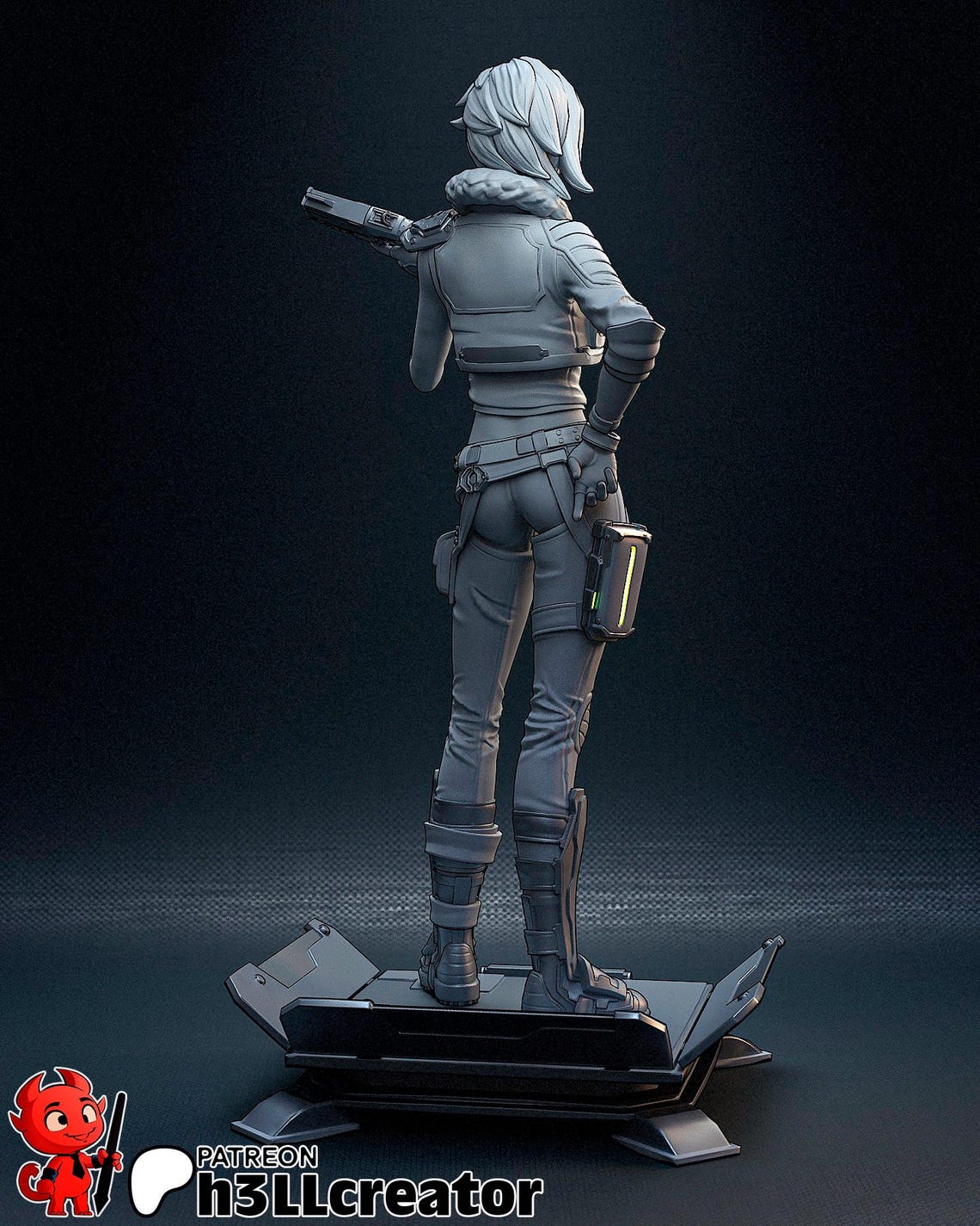 Lilith From Borderlands Model by H3ll Creator - Etsy