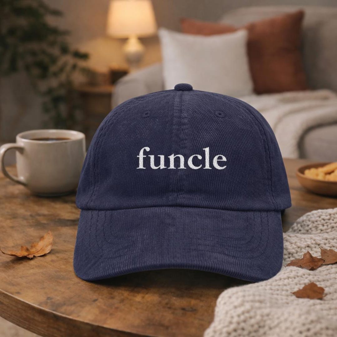 F Uncle Embroidered Dad Uncle Cap | Corduroy Baseball Hat - Etsy