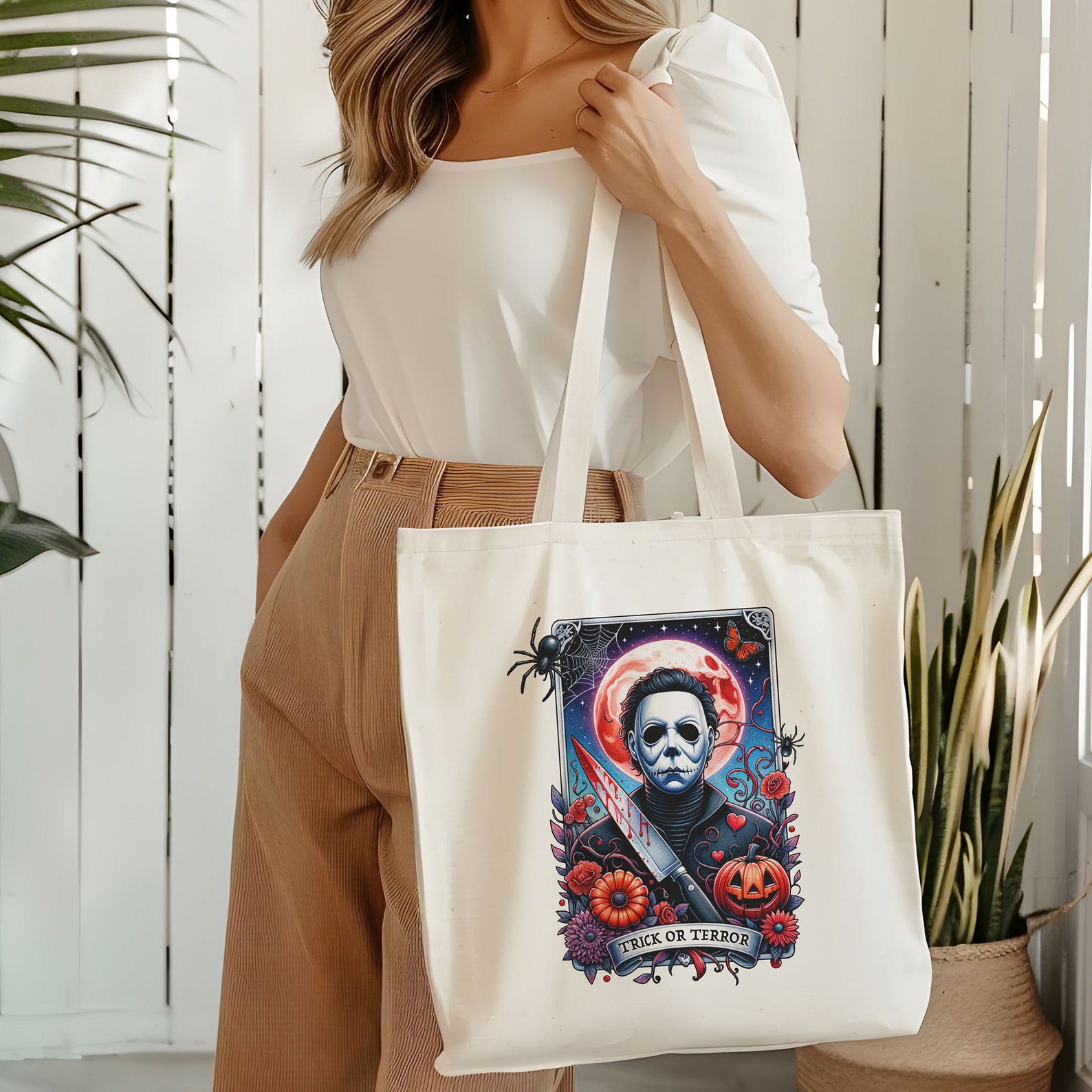 Trick or Terror Tarot Card PNG, Trendy Halloween Tarot Card Shirt ...