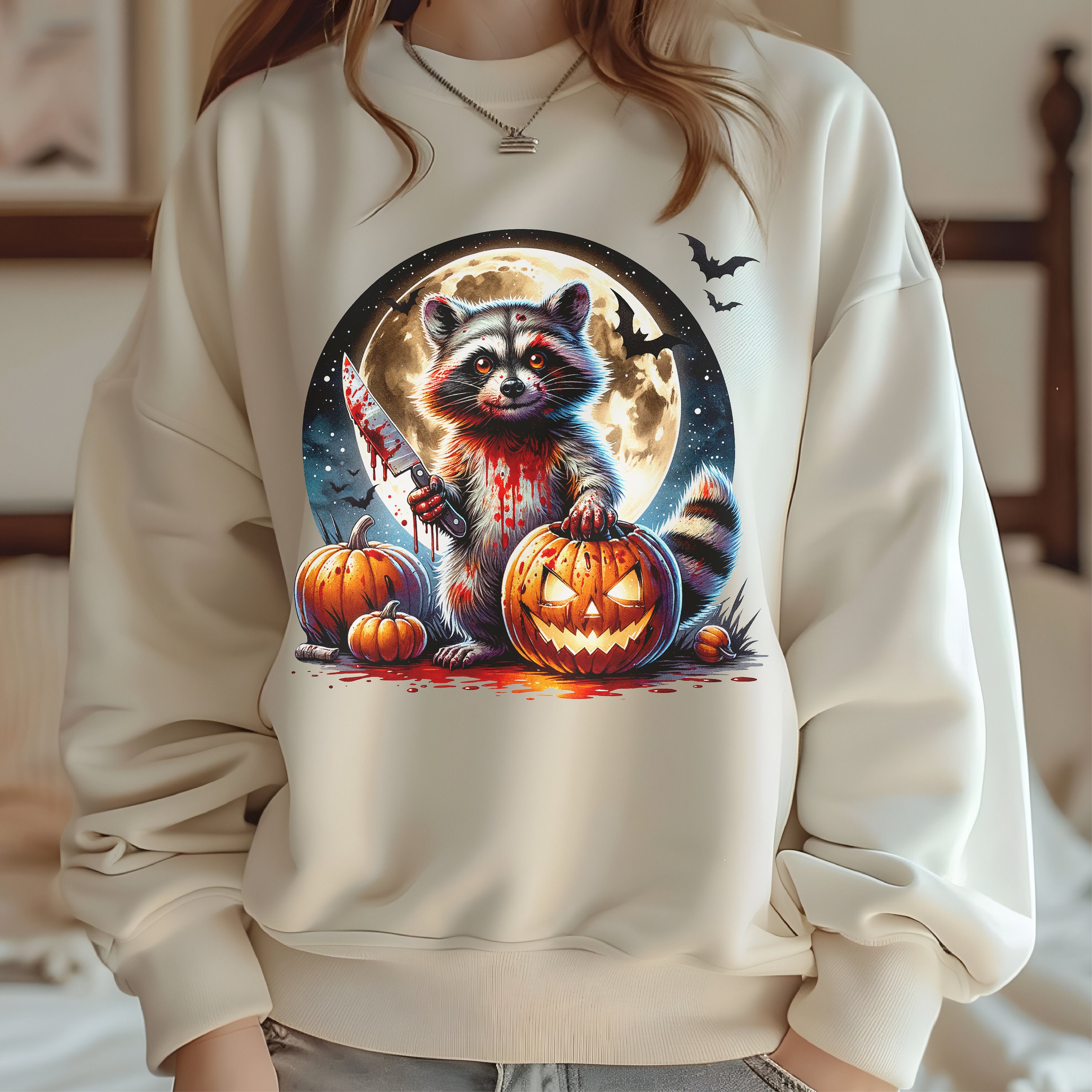 Halloween Horror Raccoon PNG, Scary Raccoon Halloween Png, Here for the ...