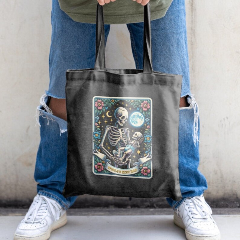 World's Best Dad Tarot Card PNG, Funny Dad Skeleton PNG, Best Dad Ever ...