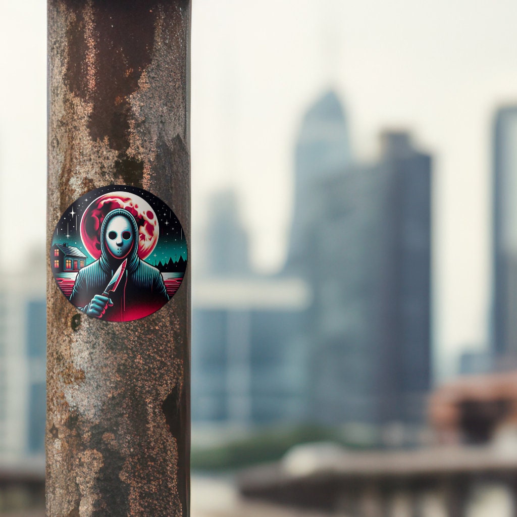 Midnight Slasher Vibes Retro Neon PNG, Halloween Jason Sublimation ...