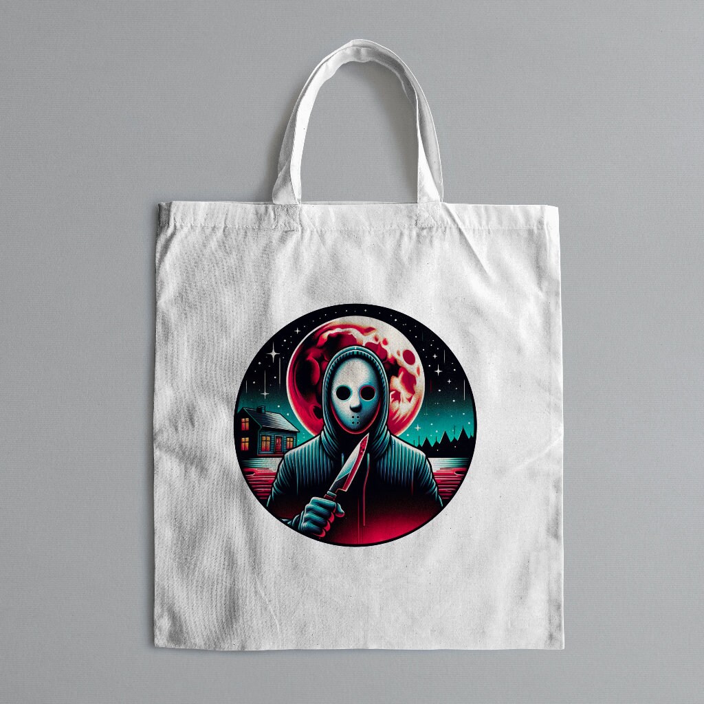 Midnight Slasher Vibes Retro Neon PNG, Halloween Jason Sublimation ...