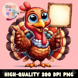 Pack B Cute Turkey Thanksgiving Day Clipart Autumn Thanksgiving Cute ...