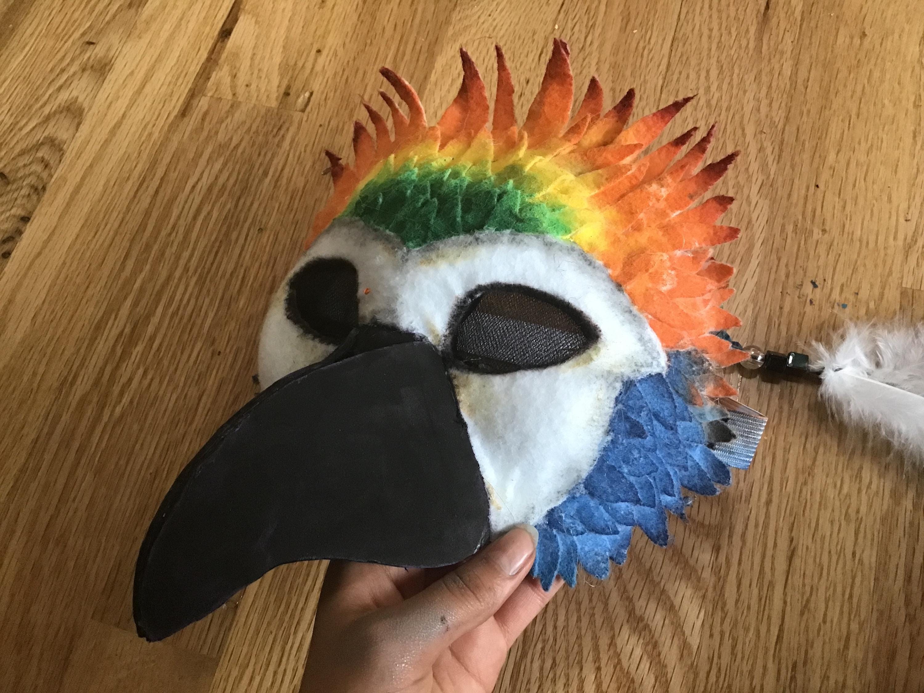 Realistic Parrot Therian Mask - Etsy