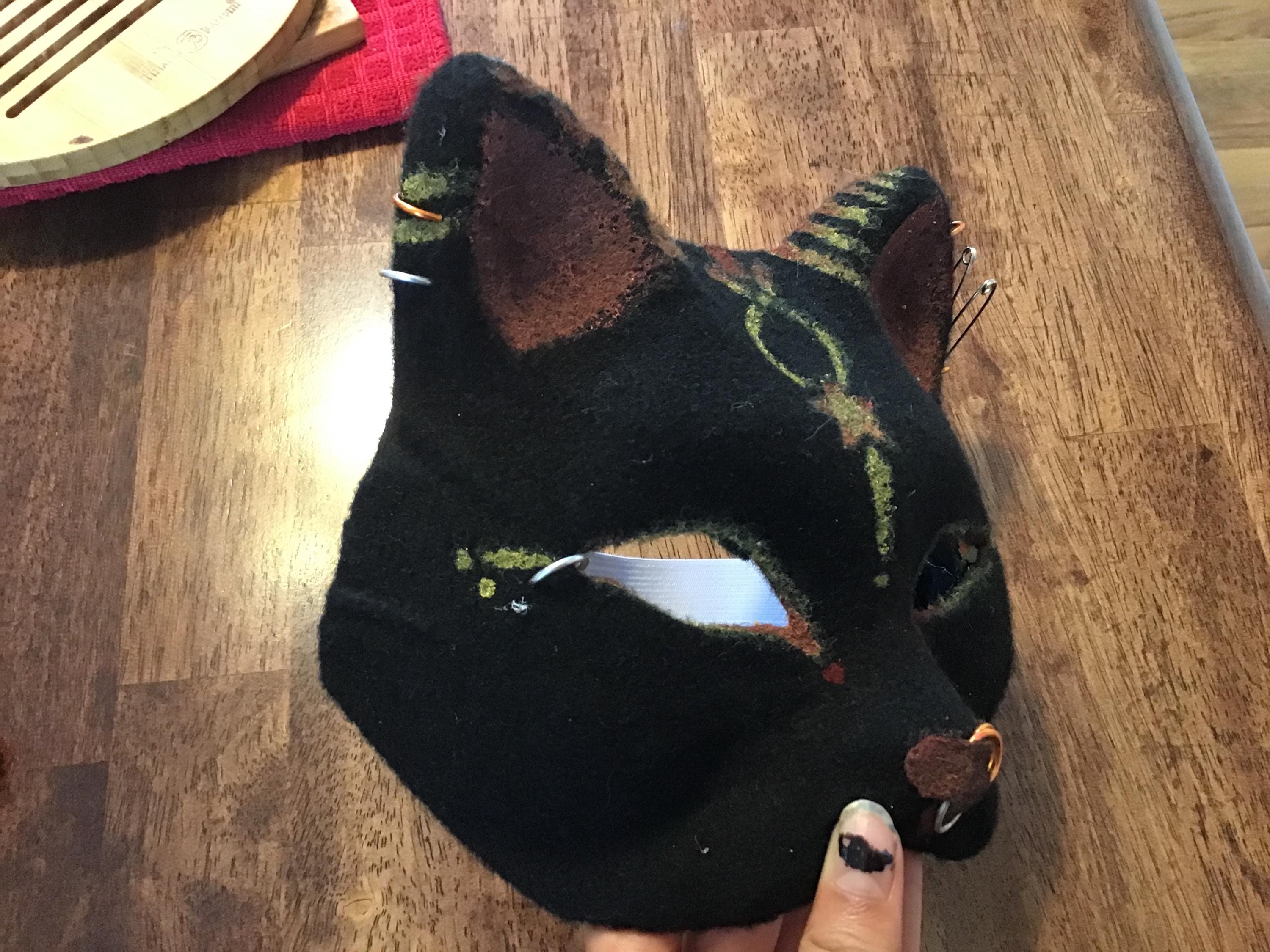 Black Therian Mask With Accessories - Etsy