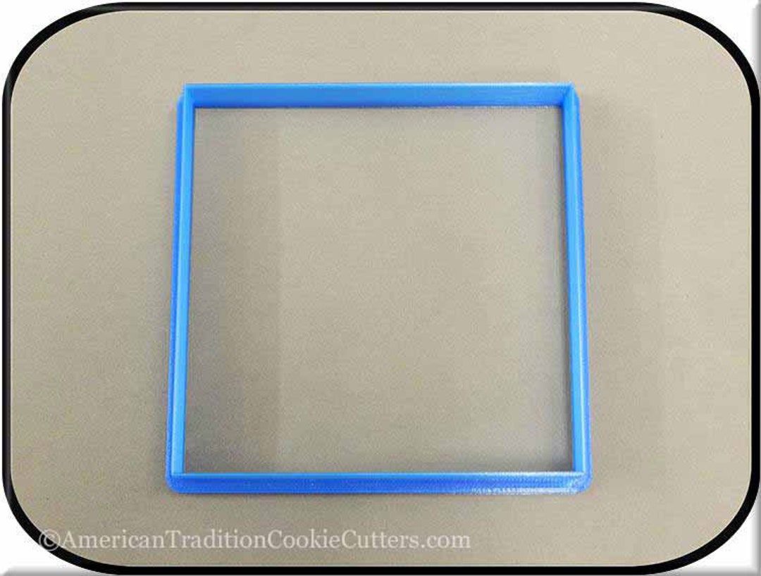 4.5" Square 3D Printed Cookie Cutter #P9019 - Etsy