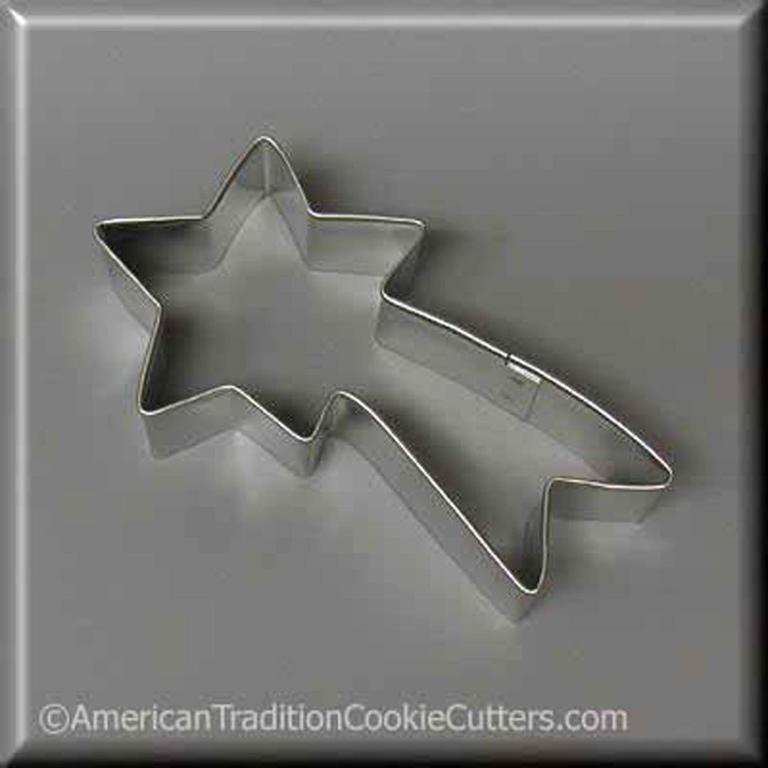 4" Shooting Star Metal Cookie Cutter #NA1012 - Etsy