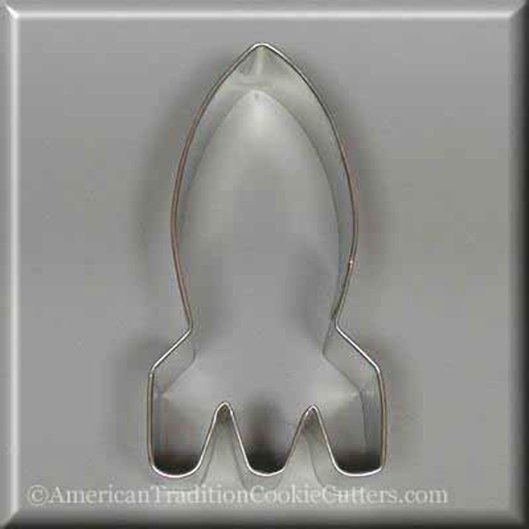 4" Rocket Ship Metal Cookie Cutter #NA8043 - Etsy