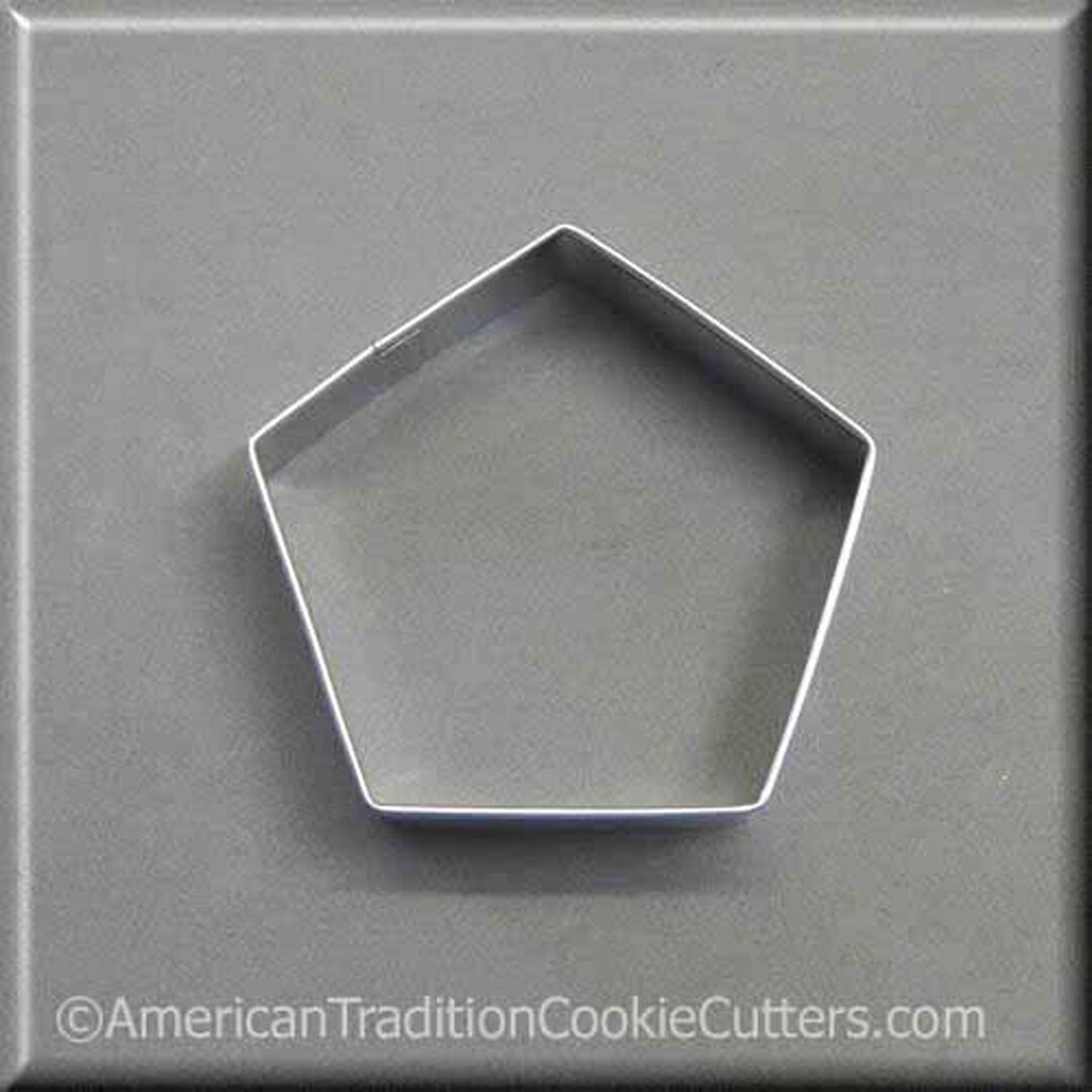 3" Pentagon Biscuit Metal Cookie Cutter #NA9207 - Etsy