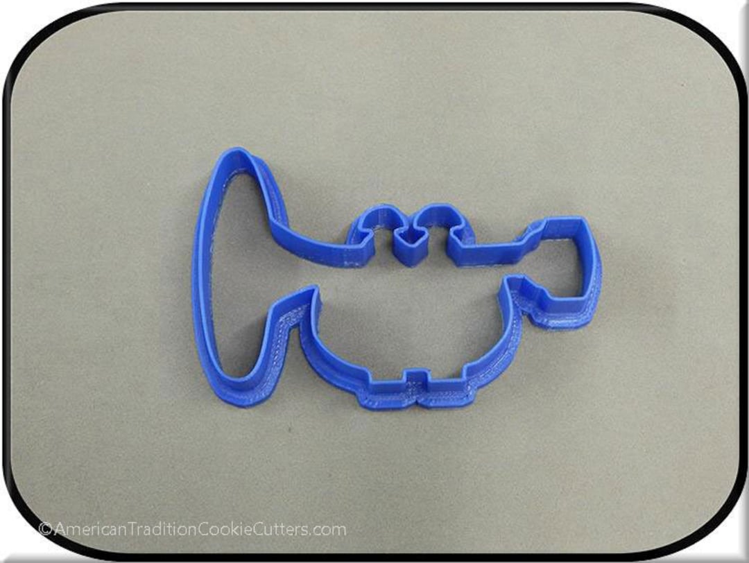 4" Trumpet 3D Printed Cookie Cutter #P8215 - Etsy