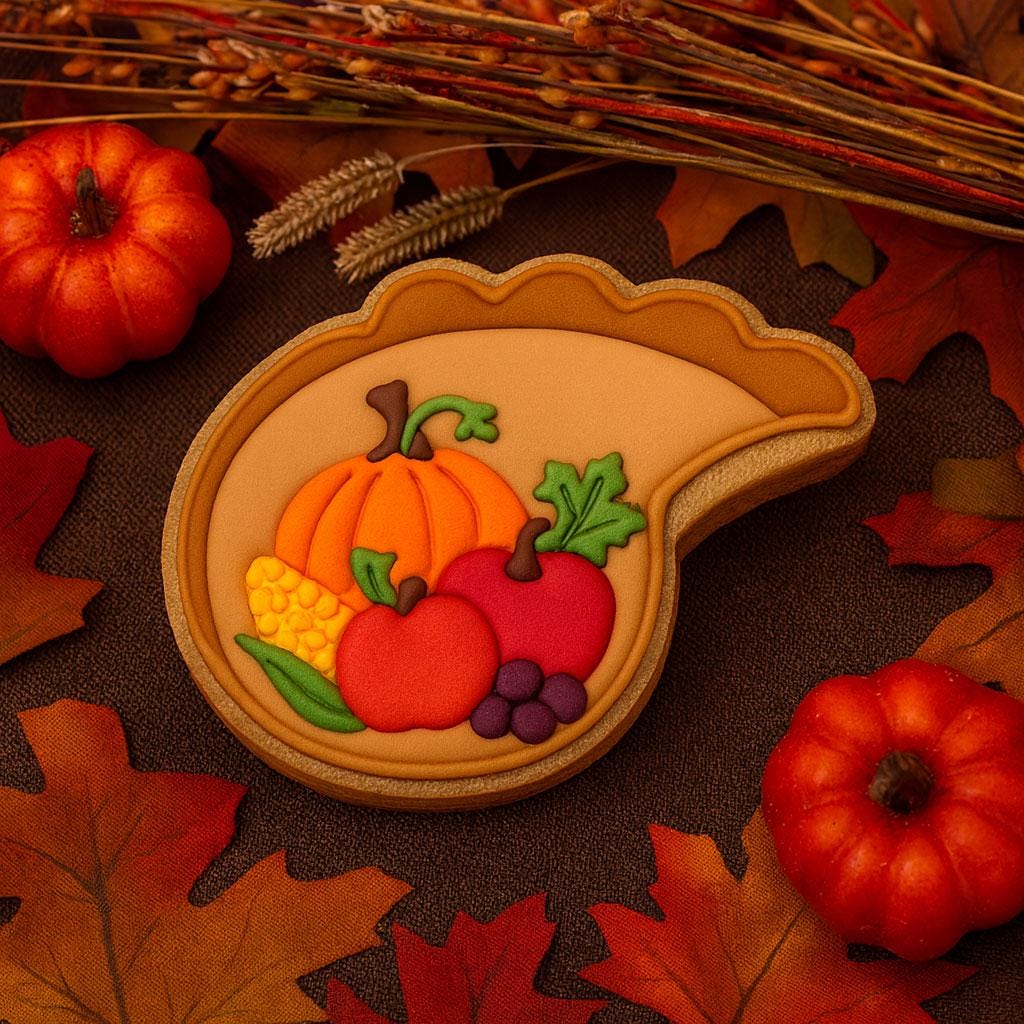 3" Cornucopia Metal Cookie Cutter #NA5003 - Etsy