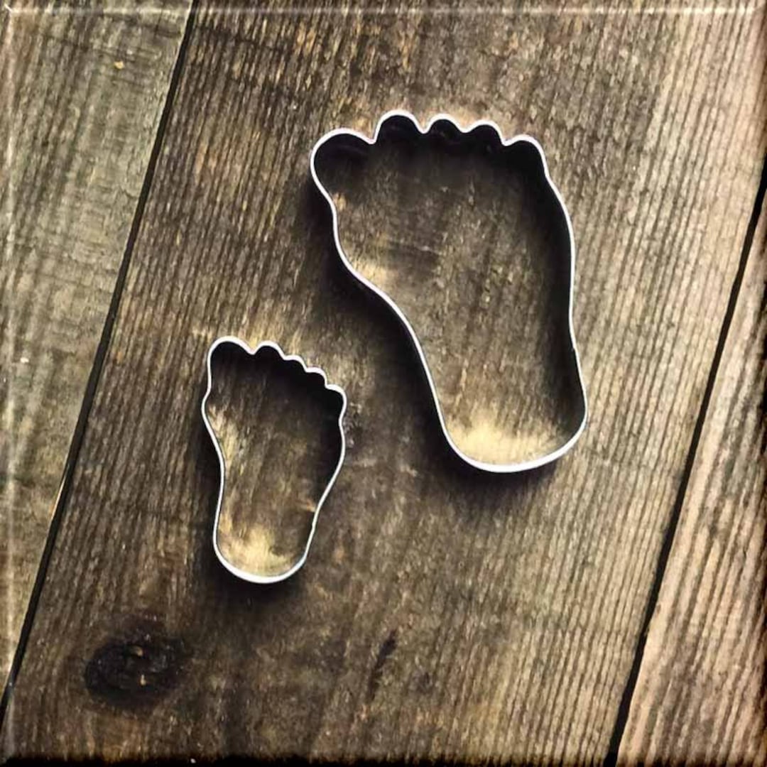 Set of 2 Right Feet Metal Cookie Cutters #NAWK88 - Etsy