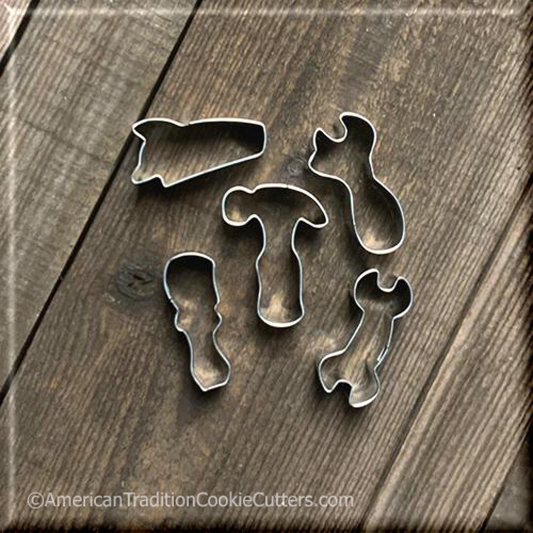 Mini Tool Cookie Cutters: Metal Hammer, Wrench, Screwdriver Set - Etsy