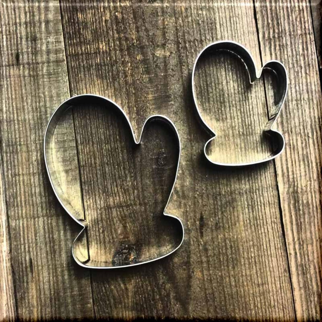 Set of 2 Mitten Metal Cookie Cutters #NAWK85 - Etsy