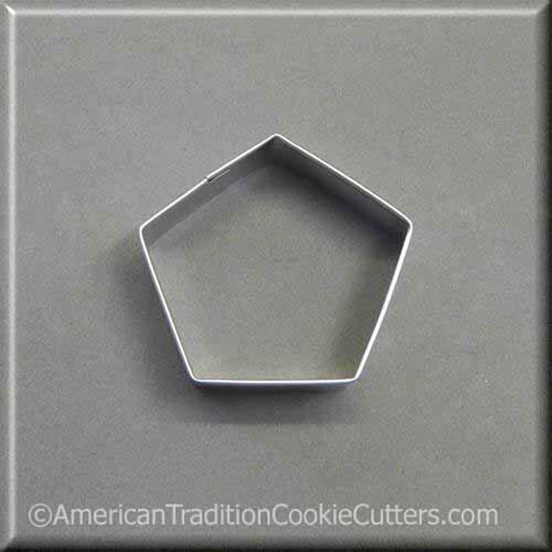 2.5" Pentagon Biscuit Metal Cookie Cutter #NA9206 - Etsy