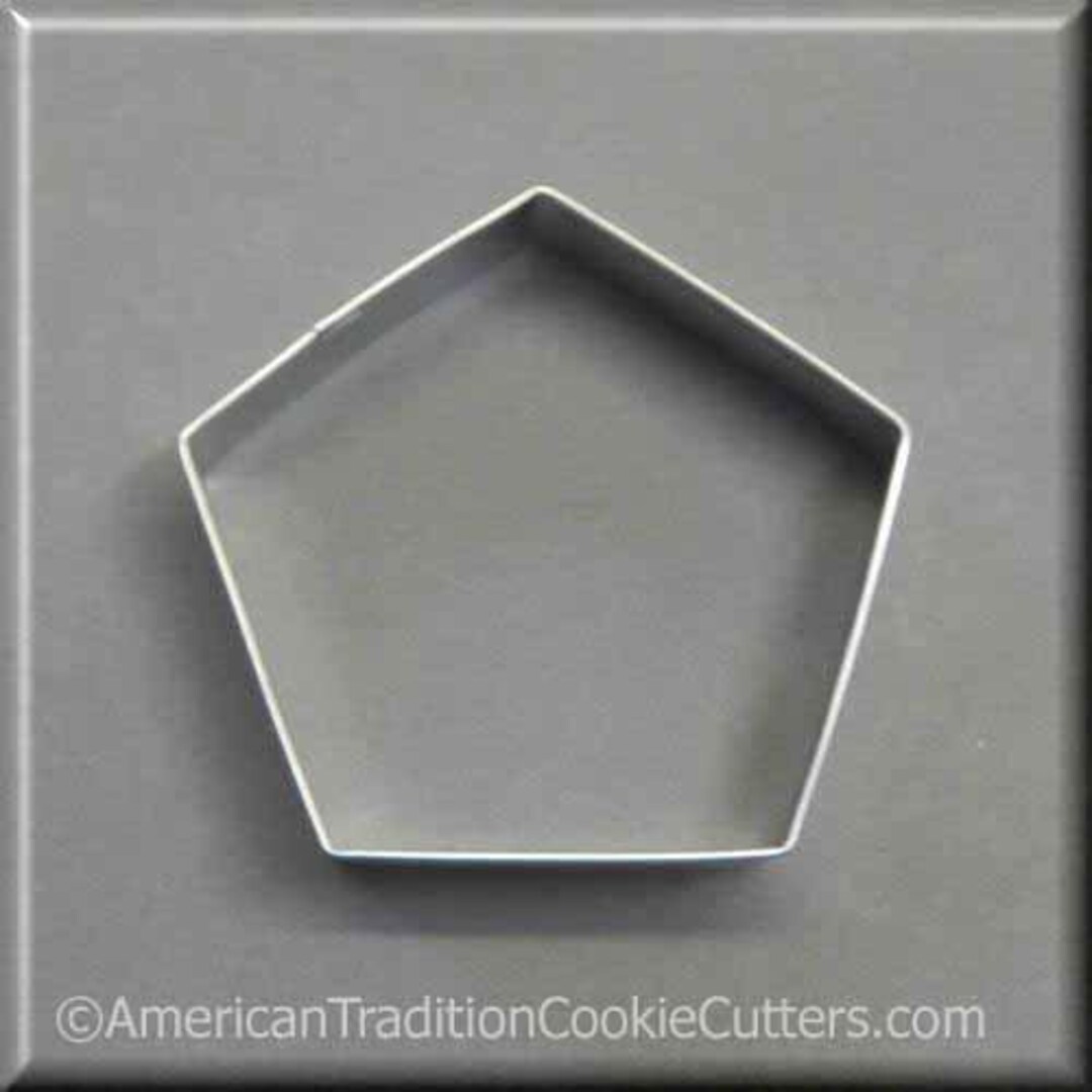 3.5 Pentagon Biscuit Metal Cookie Cutter NA9208 - Etsy