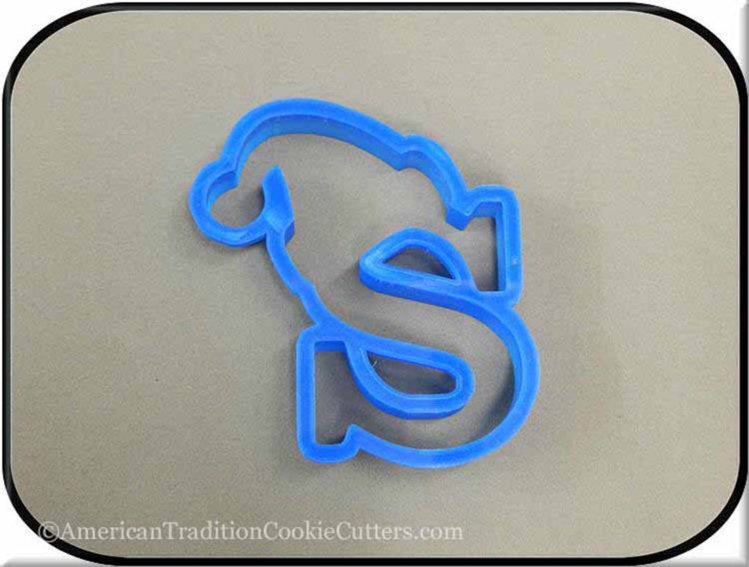 4.5" Letter S With Hat 3D Printed Cookie Cutter #P1028 - Etsy