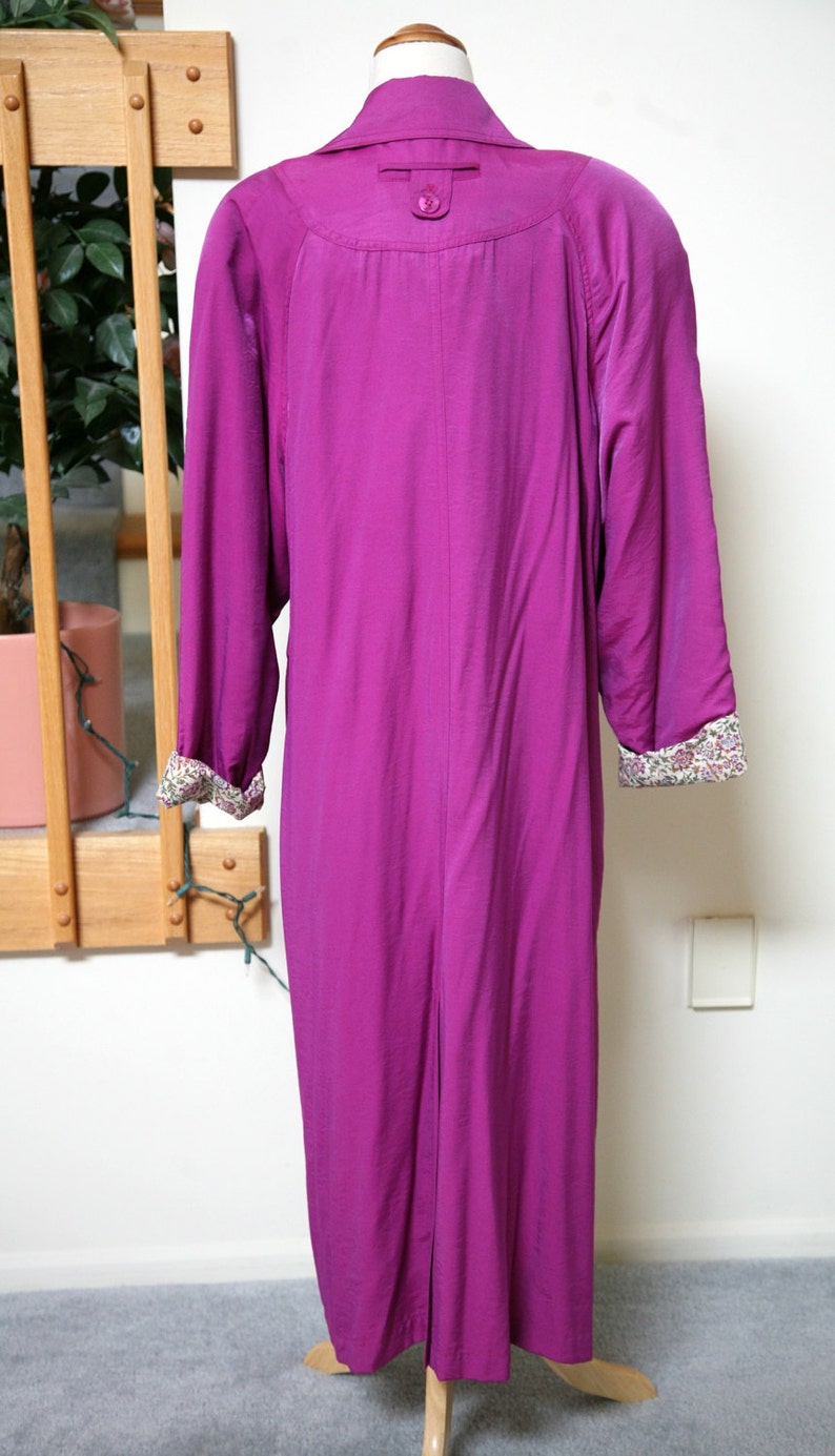 Ladies Long Fuscia Lightweight Coat Long Pink Jacket Belted - Etsy